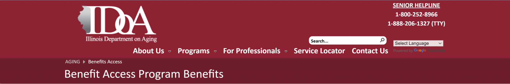 Benefit Access Program | Lake Villa Township